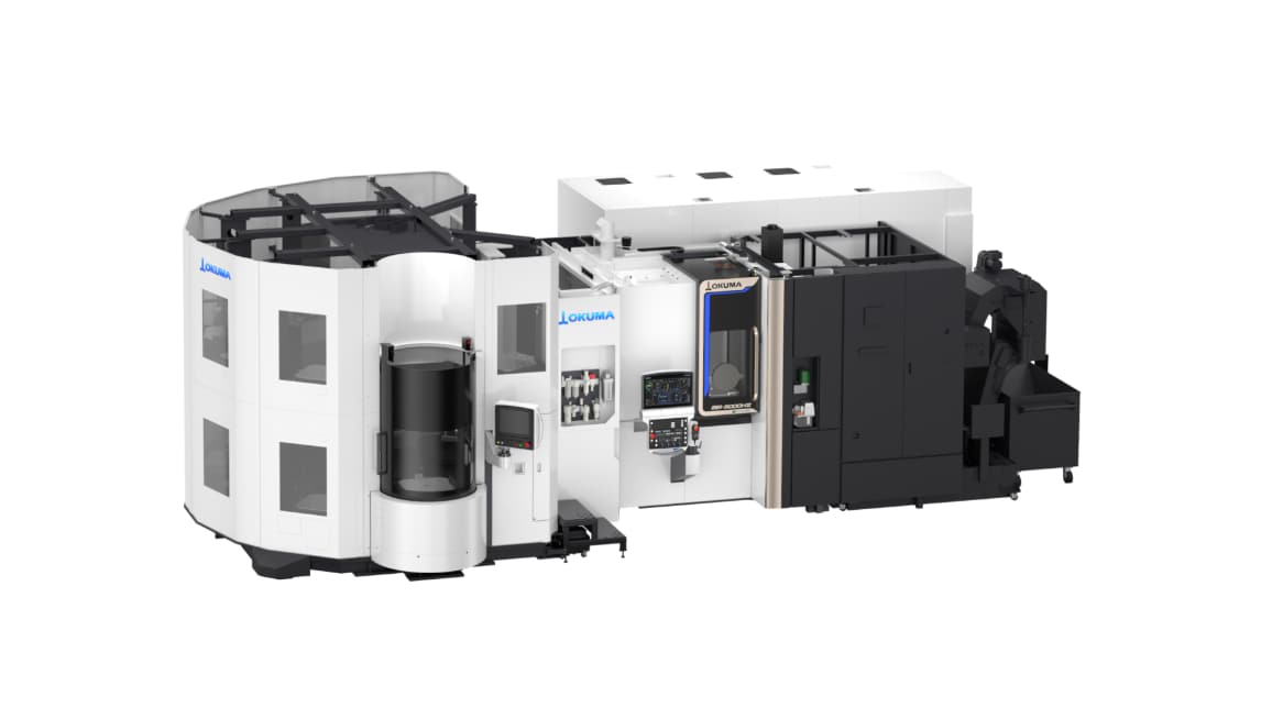 EMO Product 2025: Horizontal Machining Centre MB-5000HII with APC (OKUMA)