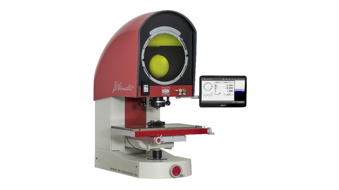 EMO Product 2025: Vertical measurement projector MV 360 (SCHNEIDER)